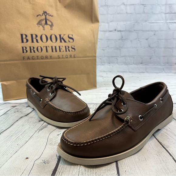 Brooks Brothers | Shoes | Brooks Brothers Mens Leather Boat Shoes ...